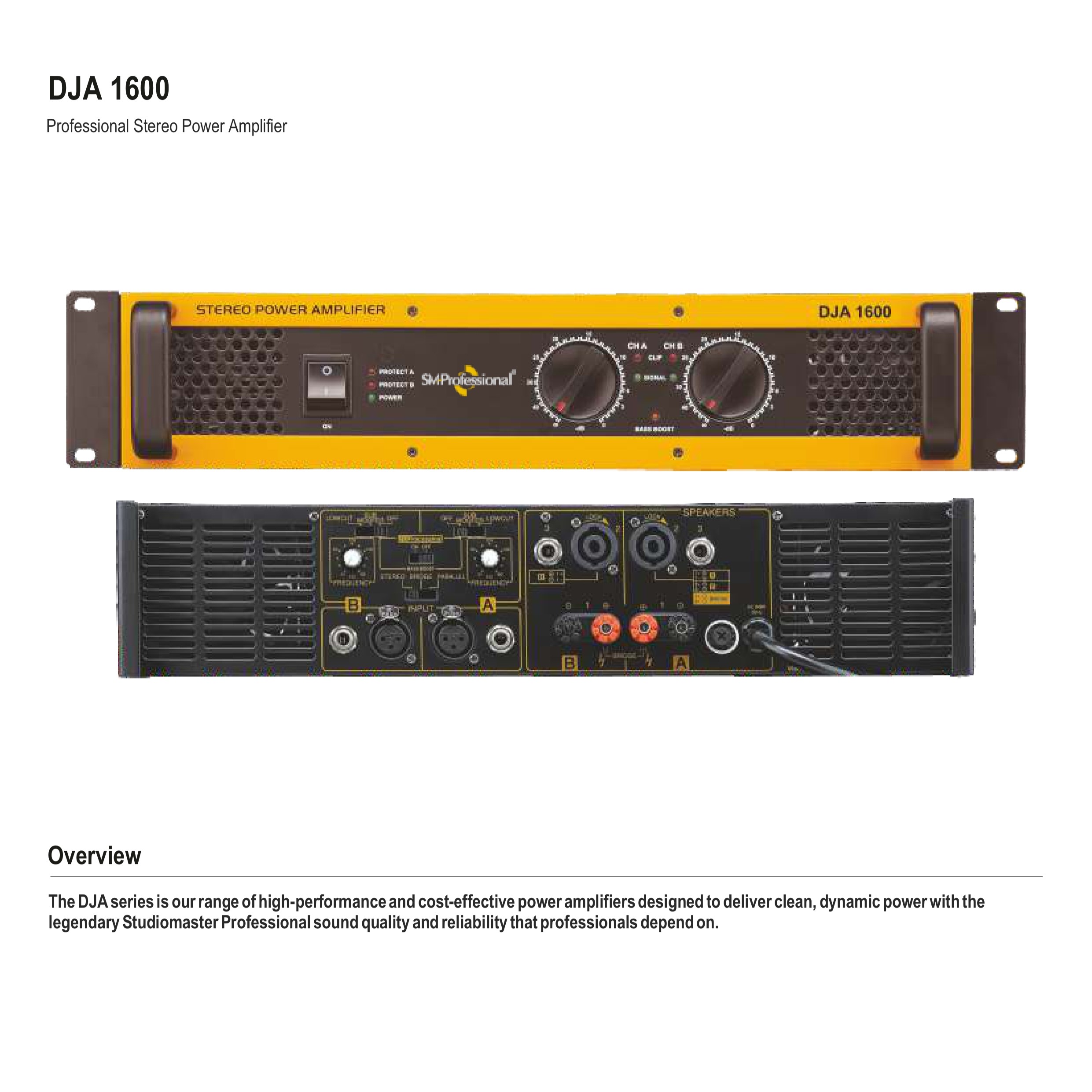 Studiomaster DJA 1600 | Burhani.co.in